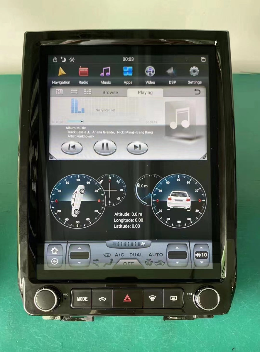 Ford Expedition 2015 - 2017 12.1" Vertical Screen Android Radio Tesla ...